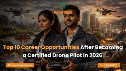 Career opportunities after becoming a certified drone pilot